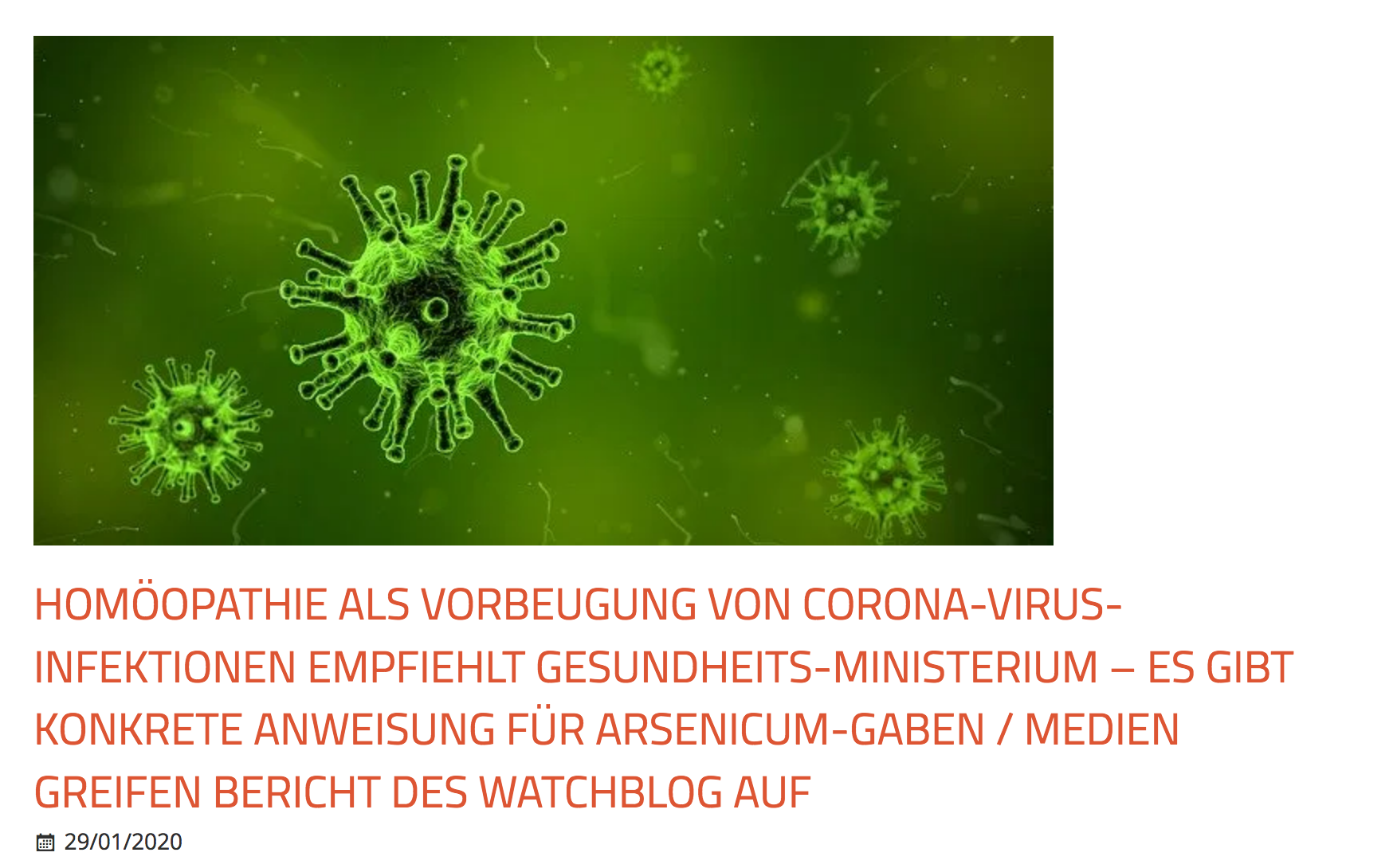 Blog - Klassische Homöopathie Ulm - Gesundes Leben - Dr. med. Martin Lion